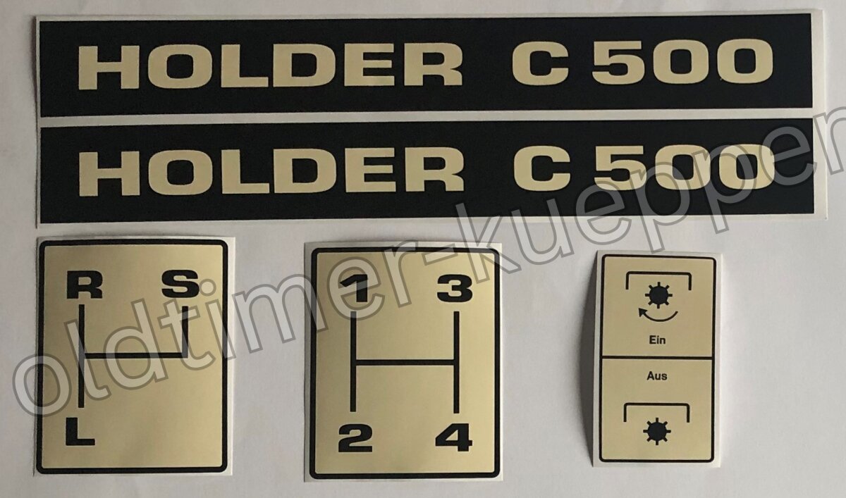 Aufklebersatz Holder C500 7-teilig, 75,00